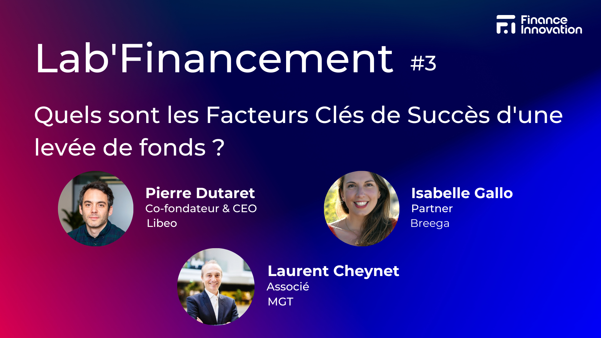 Lab'Financement #3 - Finance Innovation