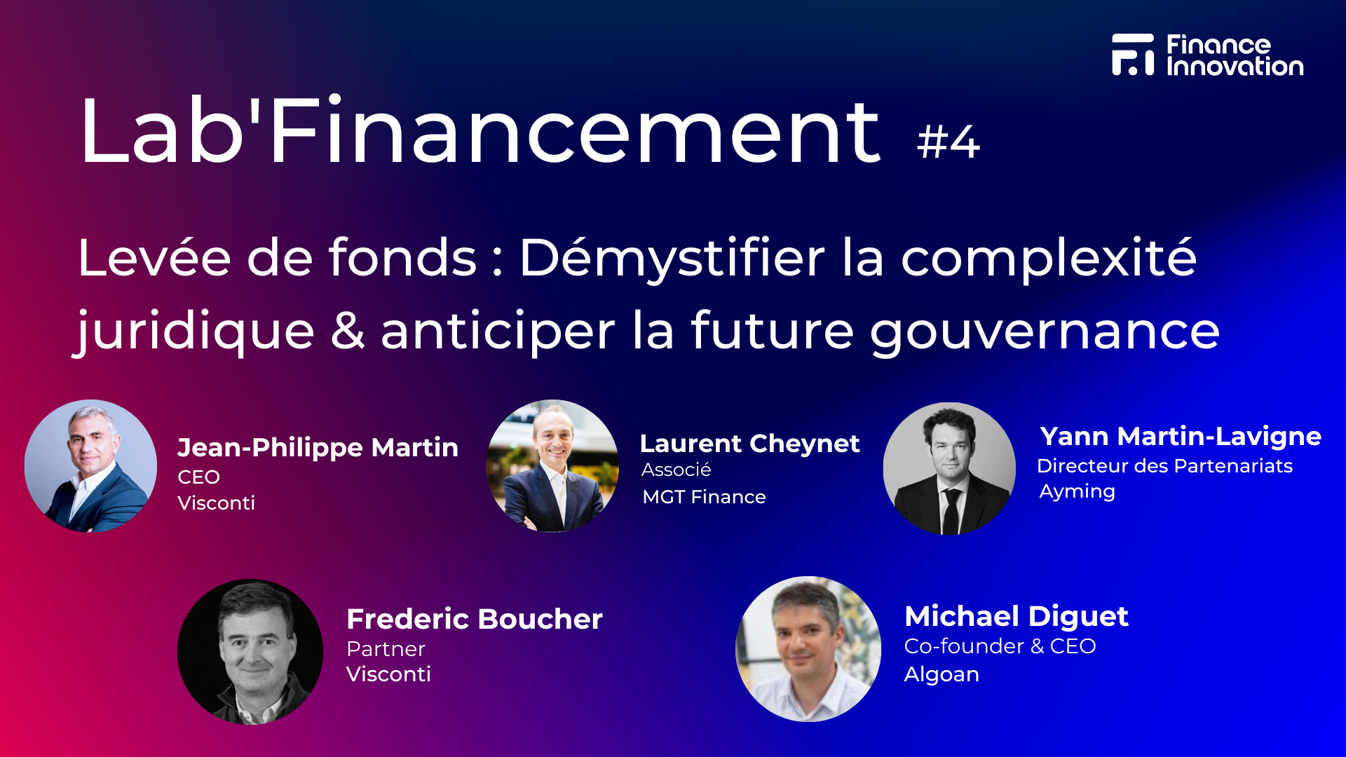Lab'Financement #4 - Finance Innovation