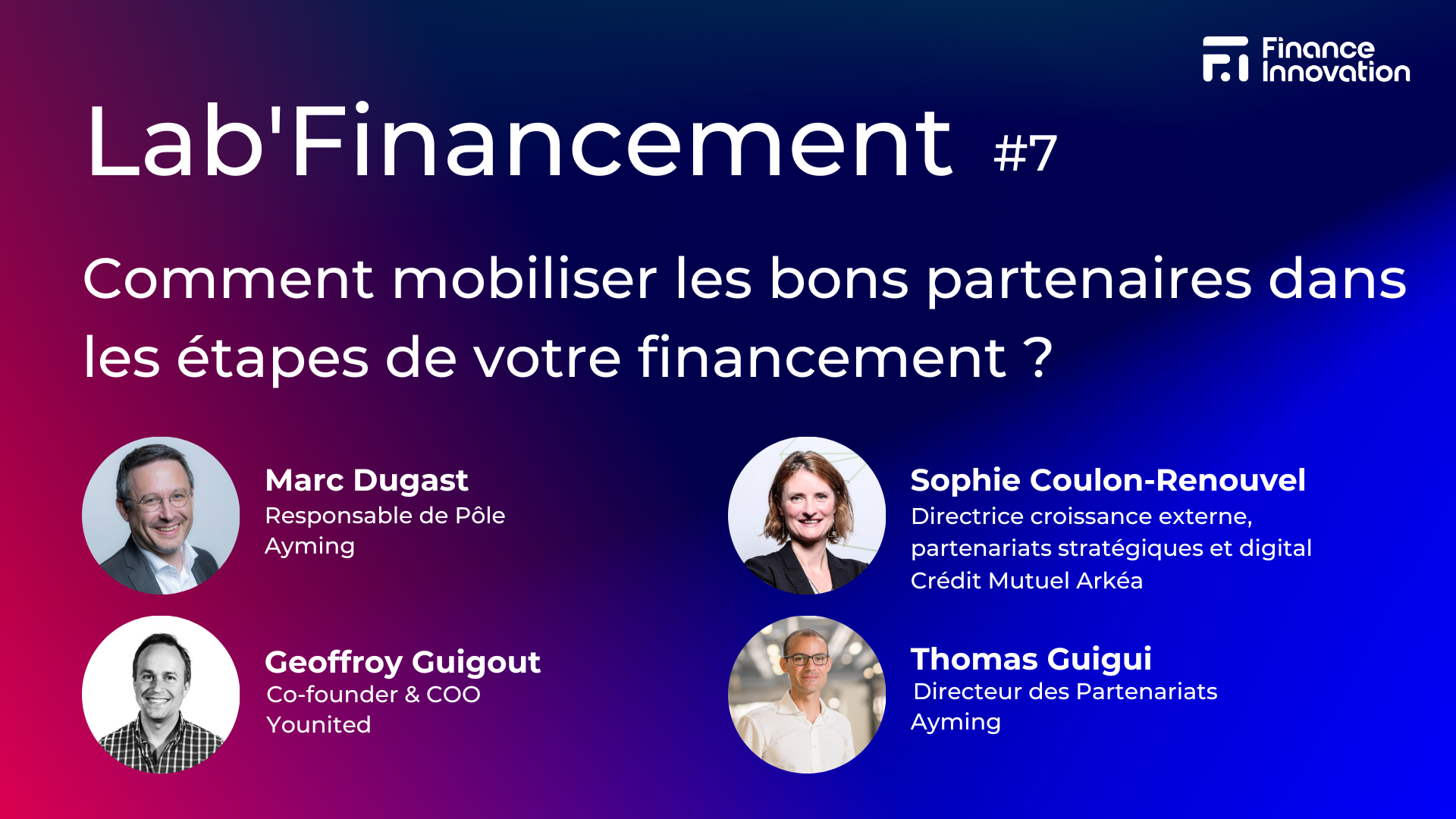 Lab'Financement #7 - Finance Innovation