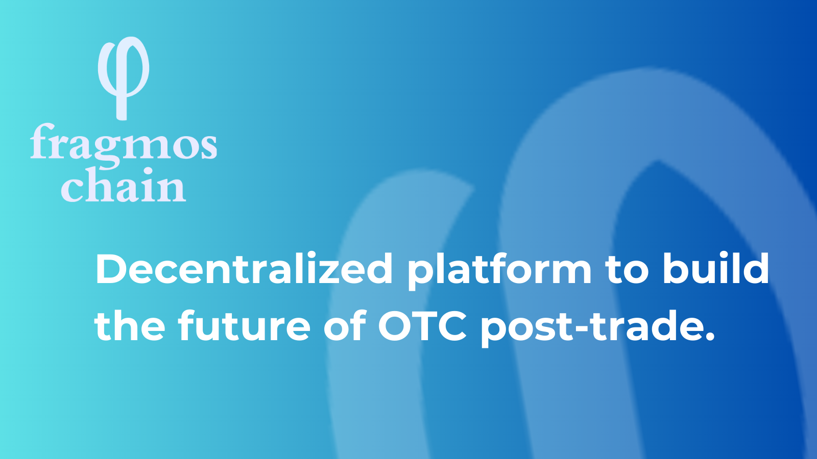 Fragmos Chain annonce l’extension de sa plateforme post-trade - Finance ...